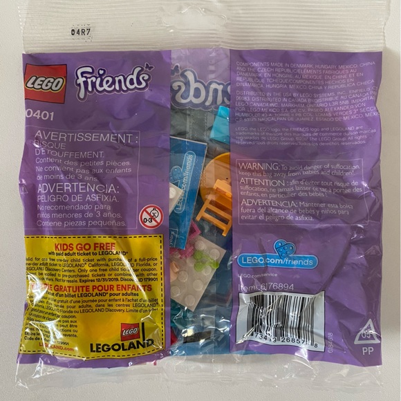 Lego | Toys | Lego Friends Pool Foam Slide Mini Set 340 | Poshmark